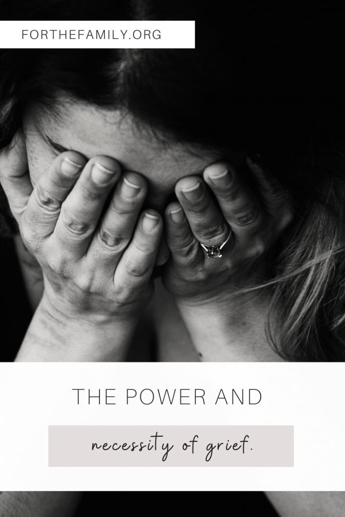 The Power and Necessity of Grief - for the family